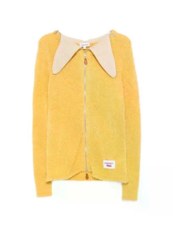 CHARLES JEFFREY Banana Zip Cardigan