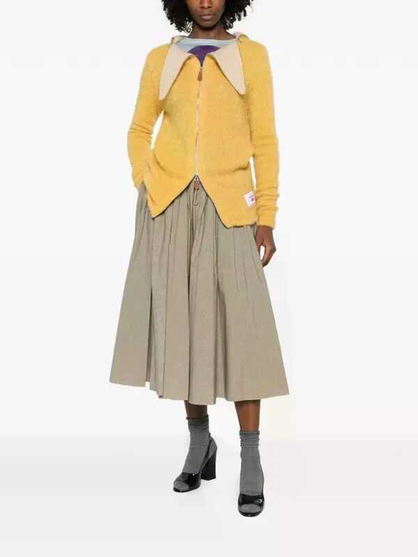 CHARLES JEFFREY Banana Zip Cardigan
