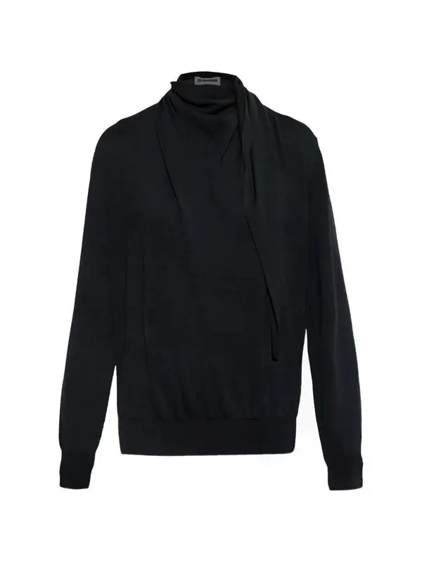 JIL SANDER Roll-neck Draped Sweater