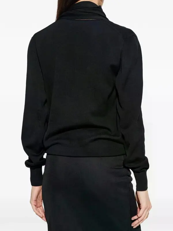 JIL SANDER Roll-neck Draped Sweater
