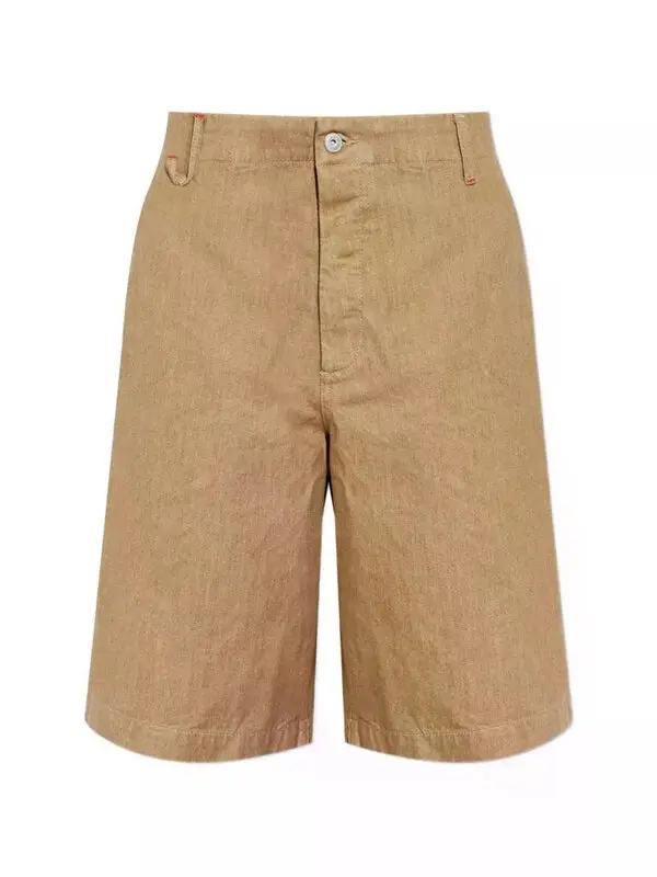 Jacquemus Buttoned Denim Shorts - Brown