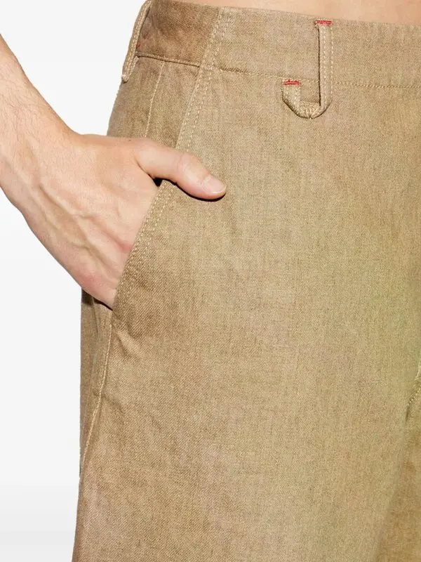Jacquemus Buttoned Denim Shorts - Brown