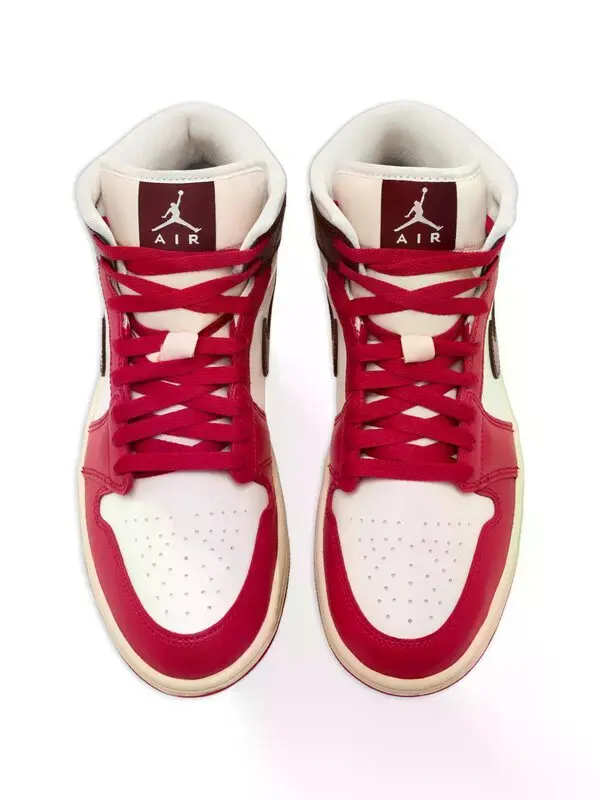 Nike Air Jordan 1 Mid Sneakers - Red