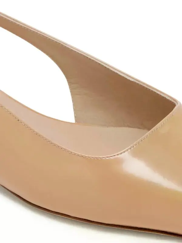 STUART WEITZMAN Pointed-toe Ballet Flats - Neutrals