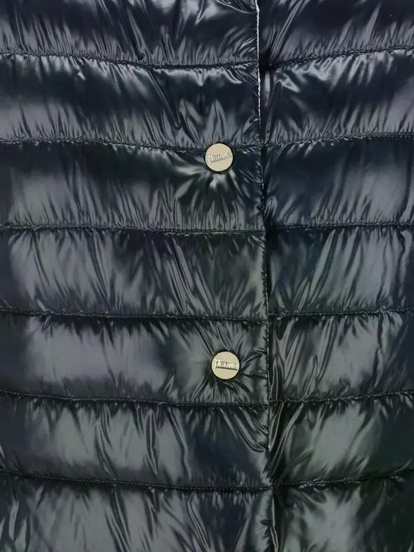 Herno Button Padded Jacket - Blue