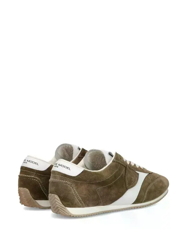 Philippe Model Logo Suede Sneakers - Green