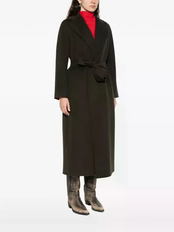 Max Mara Notched Lapel Coat - Brown