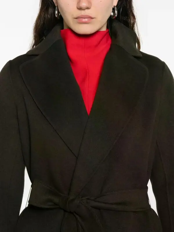 Max Mara Notched Lapel Coat - Brown
