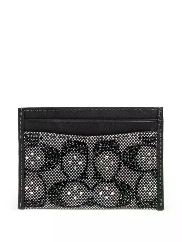 COACH Beaded Detail Card Holder