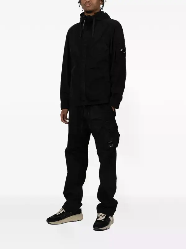 C.P. COMPANY Hooded Pocket Jacket - Black