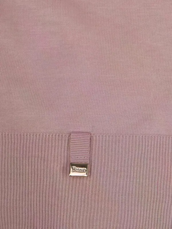 Herno Ribbed-trim T-shirt - Pink