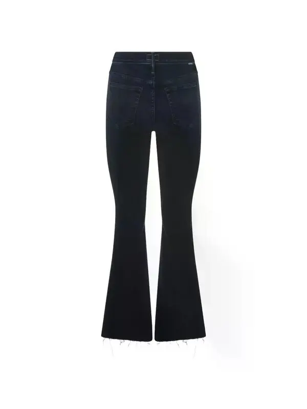 MOTHER Frayed-hem Jeans - Blue