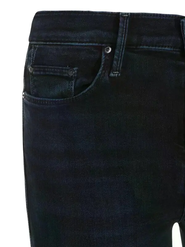 MOTHER Frayed-hem Jeans - Blue