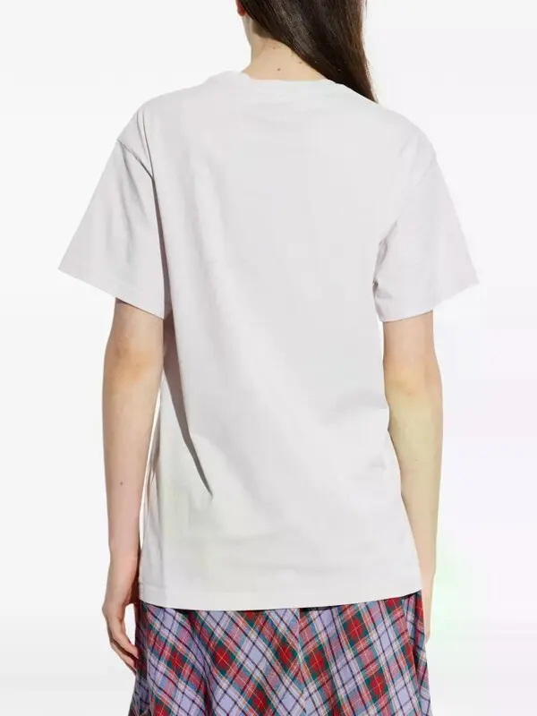 VIVIENNE WESTWOOD Embroidered T-shirt - Neutrals