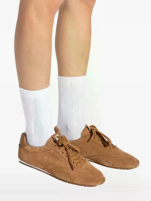COACH Lace-up Suede Sneakers