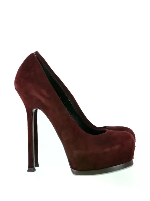 Saint Laurent Tribtoo Platform Pumps - Red