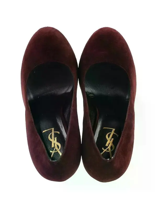 Saint Laurent Tribtoo Platform Pumps - Red
