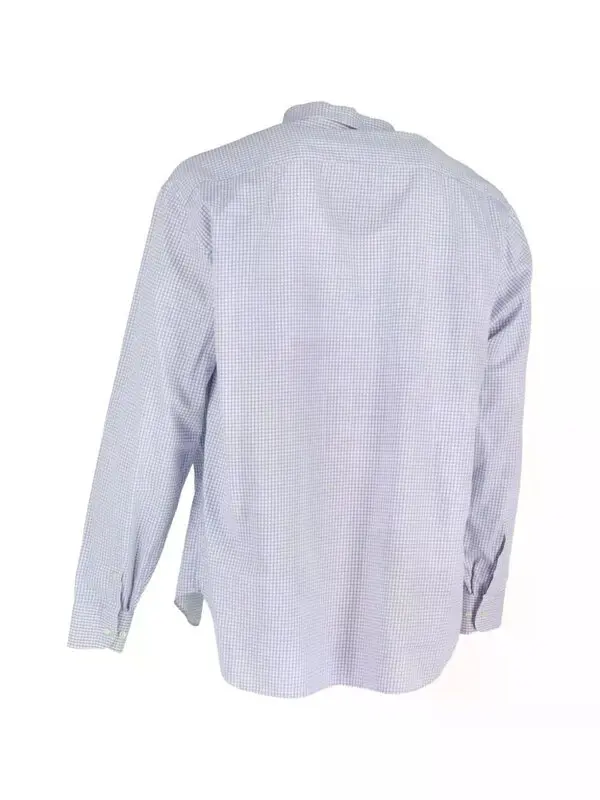 Giorgio Armani Check-print Long-sleeve Shirt