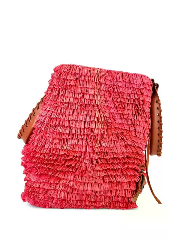 Balenciaga Woven Buckle Tote