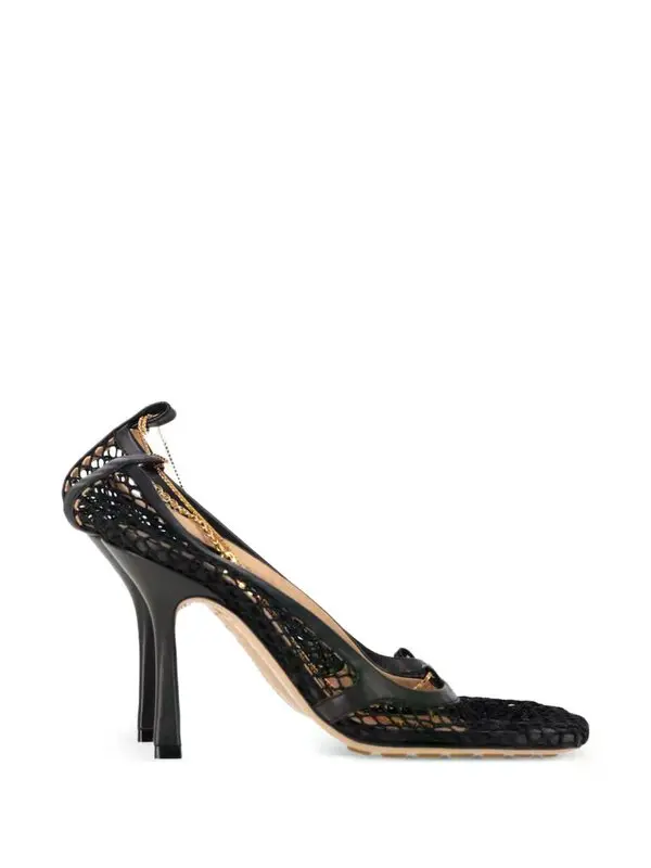 Bottega Veneta Mesh Chain Stiletto Pumps