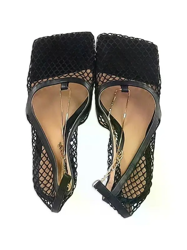 Bottega Veneta Mesh Chain Stiletto Pumps