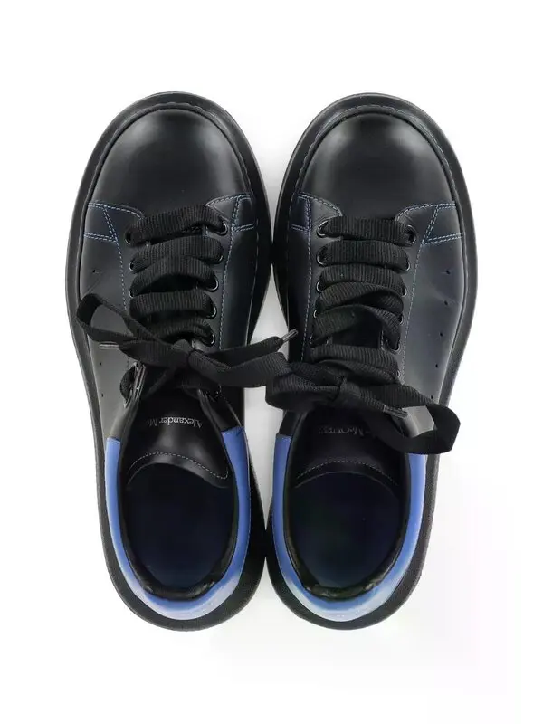 Alexander McQueen Logo-detail Leather Sneakers