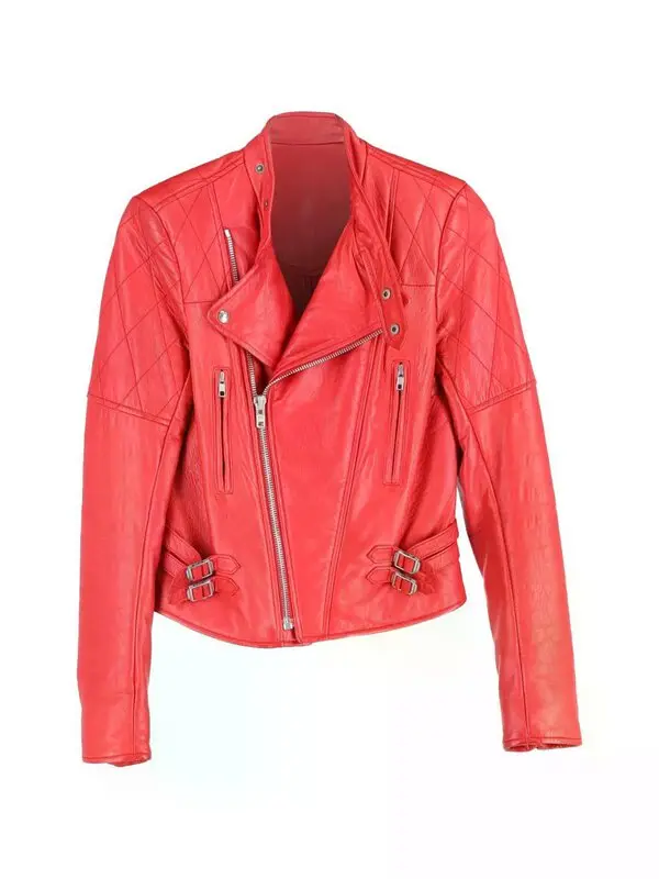 JOSEPH Biker Quilted Leather Jacket