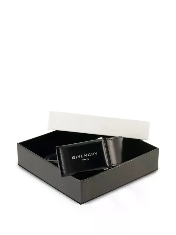 Givenchy Leather Belt With Buckle Logo