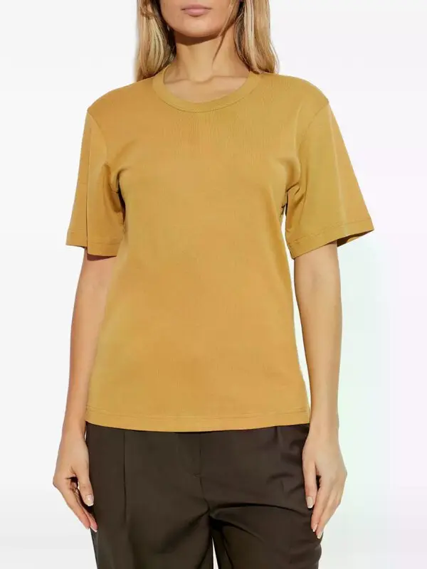 LEMAIRE Round-neck Ribbed T-shirt