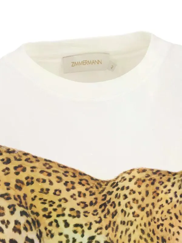 Zimmermann Leopard-print T-shirt