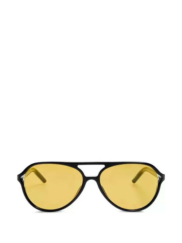 Jacquemus Pilot-frame Sunglasses - Black
