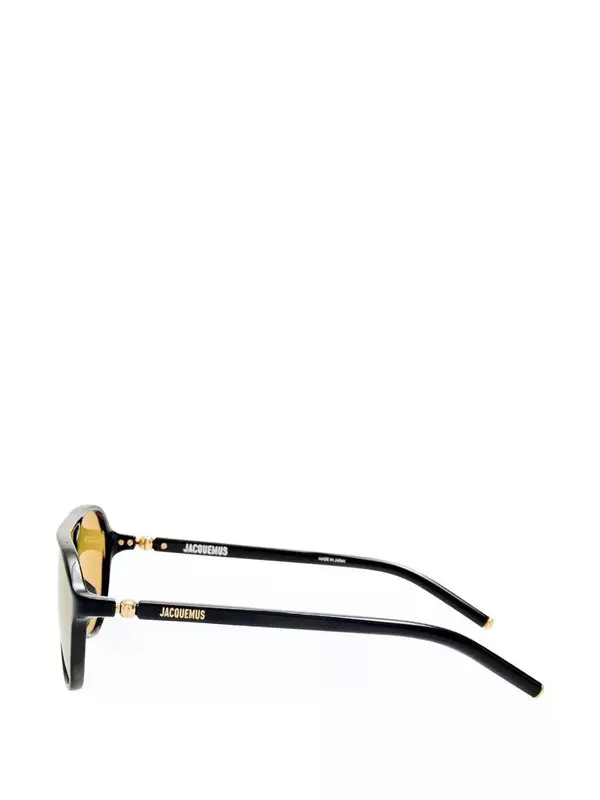 Jacquemus Pilot-frame Sunglasses - Black