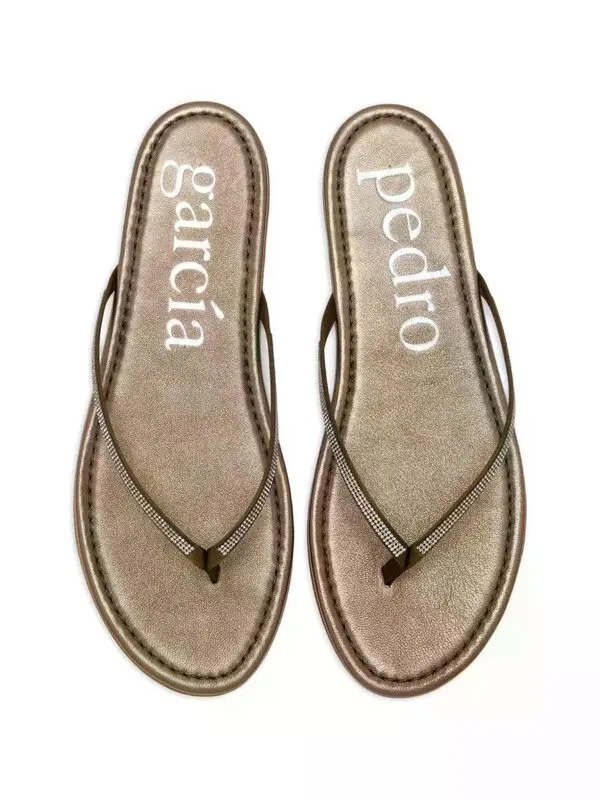 PEDRO GARCIA Panabel Rhinestone Flip Flop