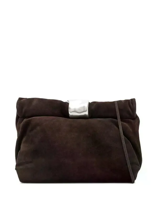Staud Cuff Clutch - Brown
