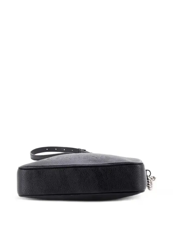 Burberry Logo Embossed Leather Camera Crossbody Bag