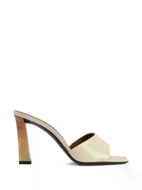 GIUSEPPE ZANOTTI Talia Square-toe Sandals - Neutrals