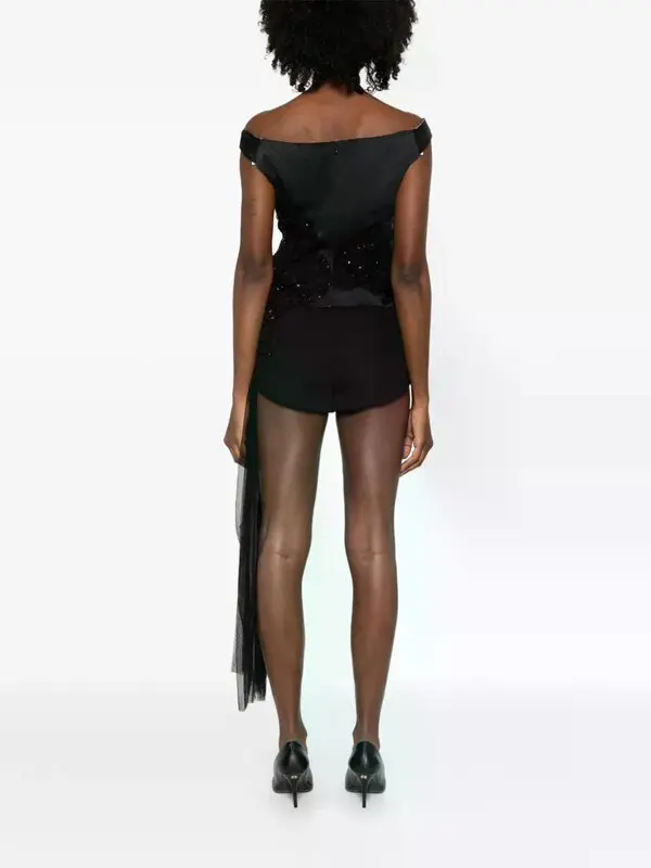 MARC LE BIHAN Sequin Embellished Top