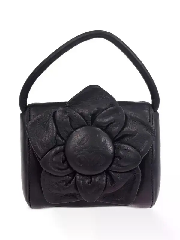 Loewe 1990-2000s Flower-detail Leather Tote