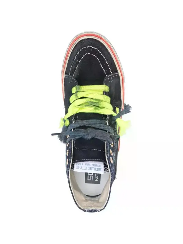 PAUL EASTERLIN Caly Star Colourblock High-top Sneakers
