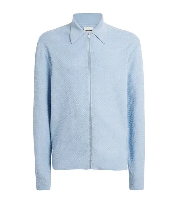 JIL SANDER Cotton Zip-up Sweatshirt