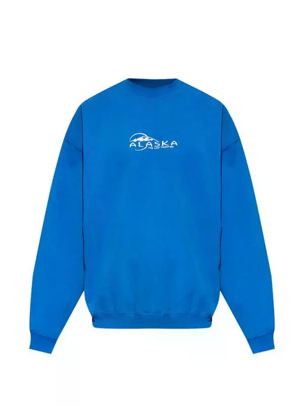 Vetements Slogan-embroidered Sweatshirt
