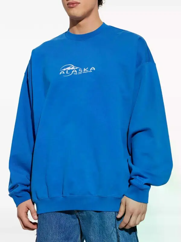 Vetements Slogan-embroidered Sweatshirt