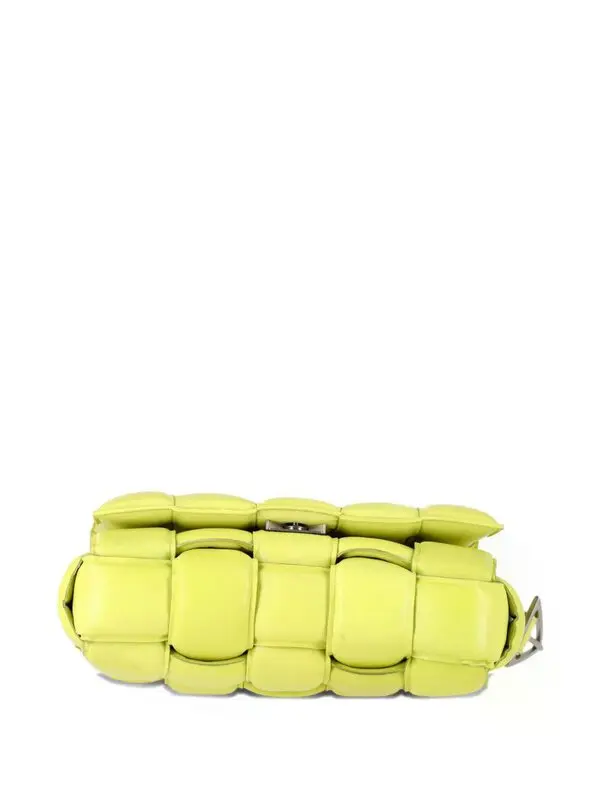 Bottega Veneta Cassette Leather Shoulder Bag - Yellow