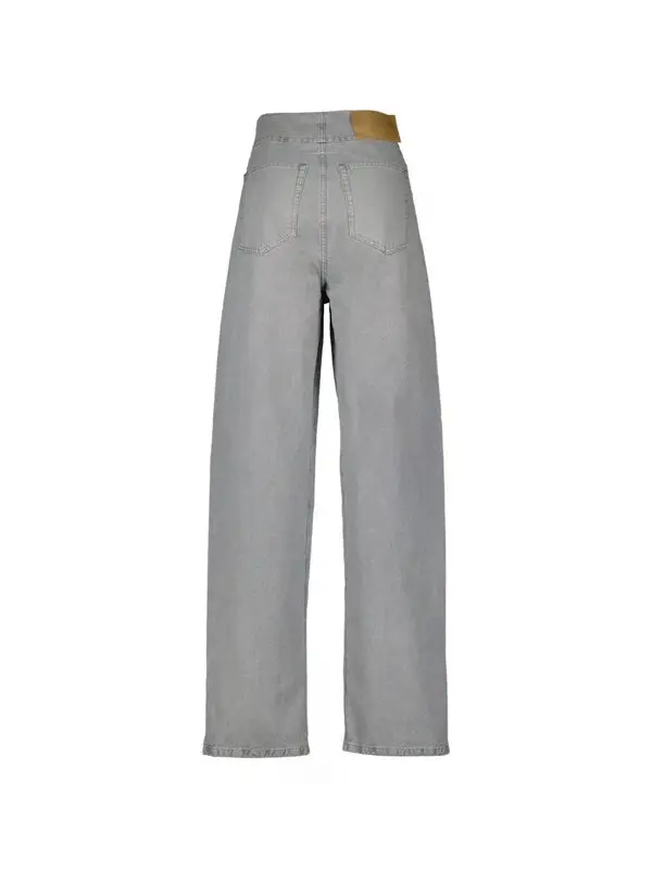 MAISON MARGIELA Buttoned Leather-patch Jeans
