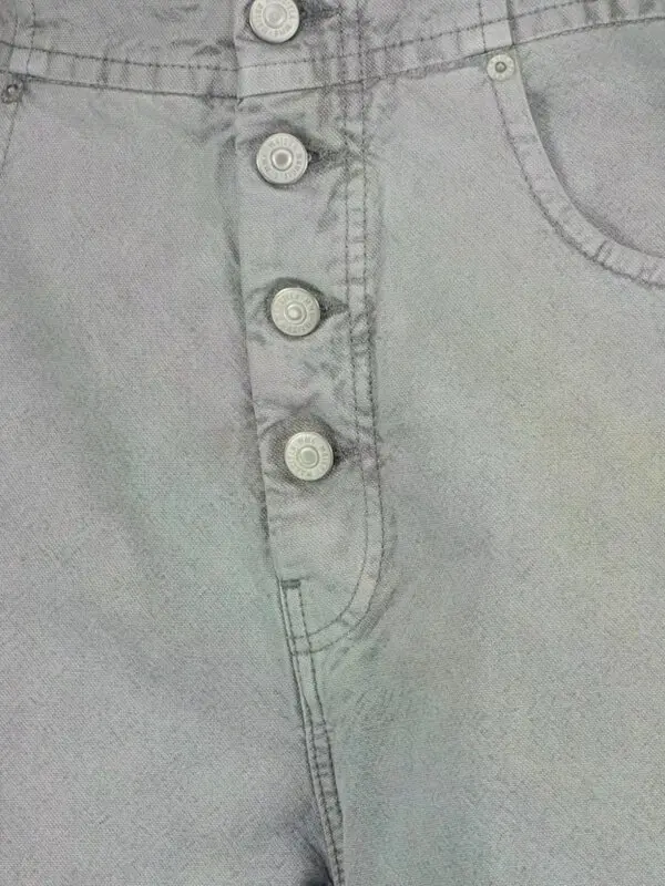 MAISON MARGIELA Buttoned Leather-patch Jeans
