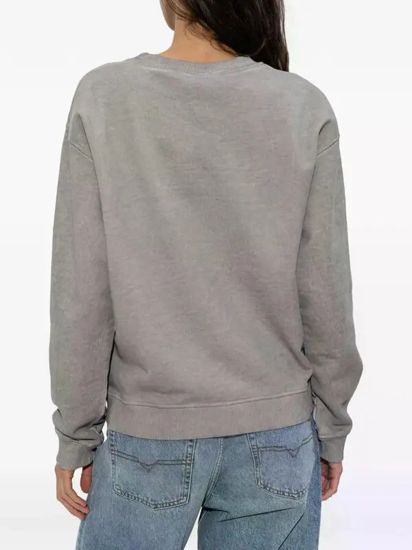 DIESEL® Crewneck Sweatshirt With Embroidered Logo