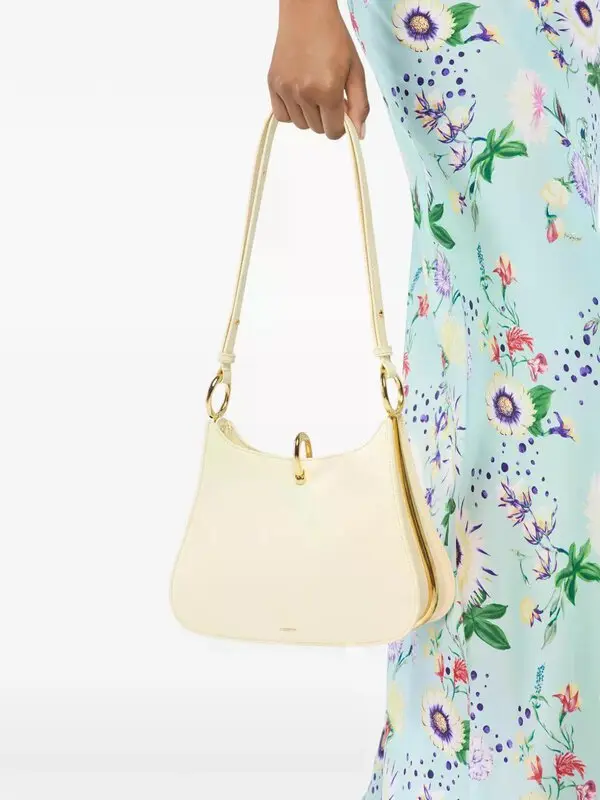Rabanne Leather Ring Shoulder Bag