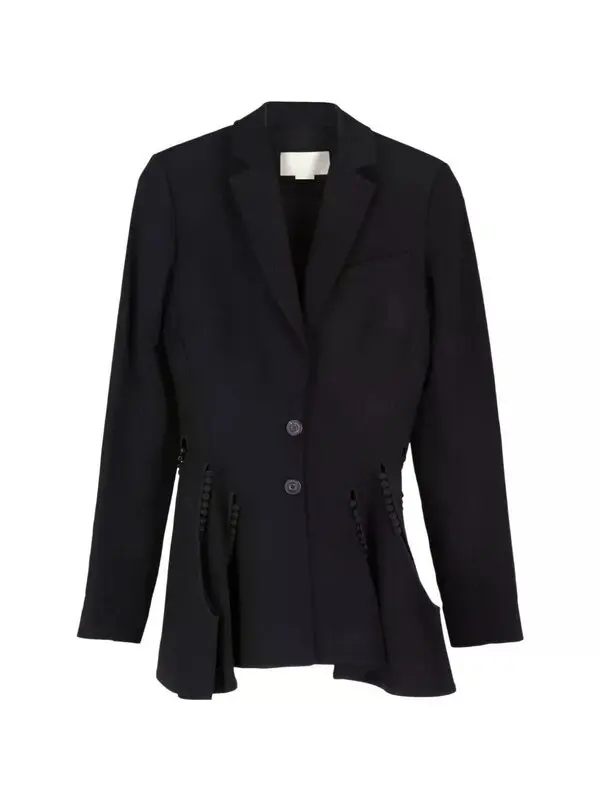 Antonio Berardi Vintage Crepe Cut-out Blazer