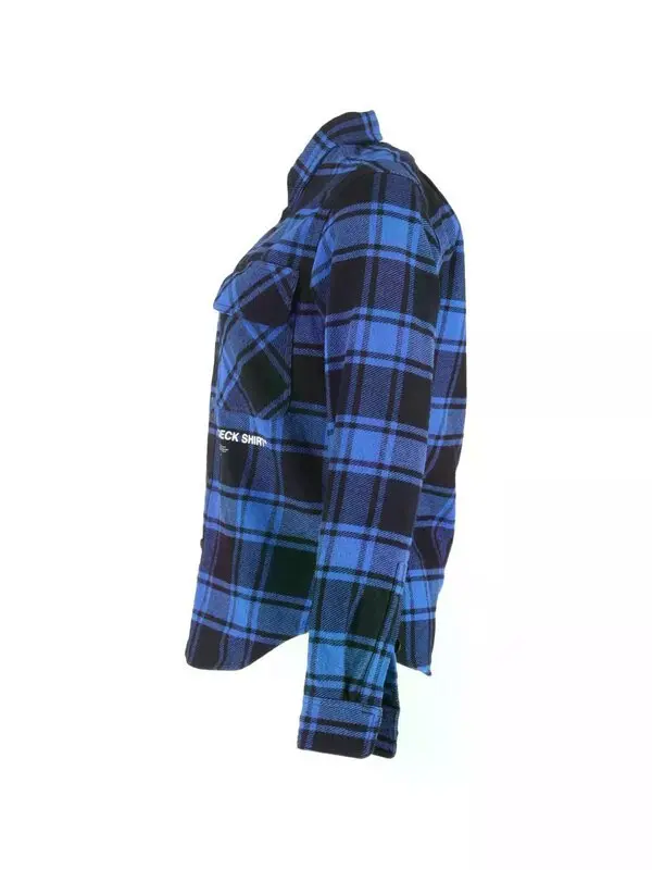 Off-White Checked Button-down Shirt