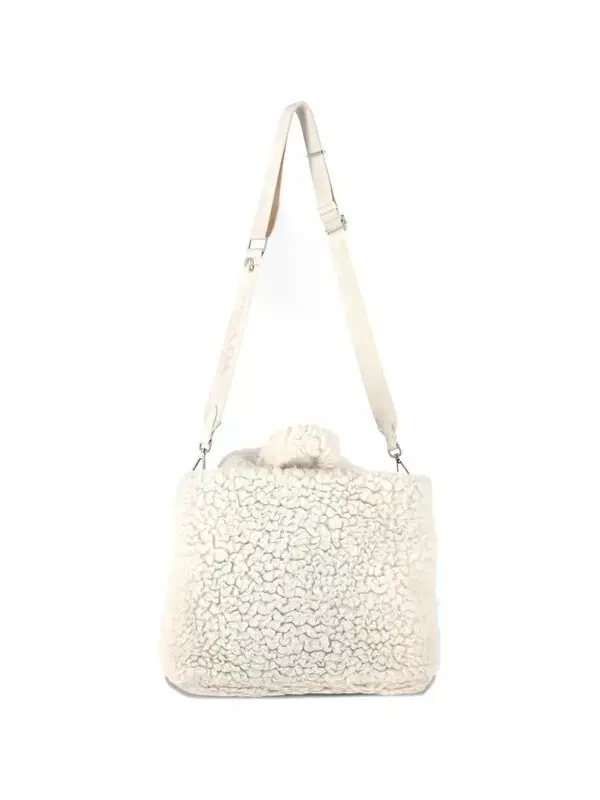 Prada Logo-plaque Tote Bag - Neutrals
